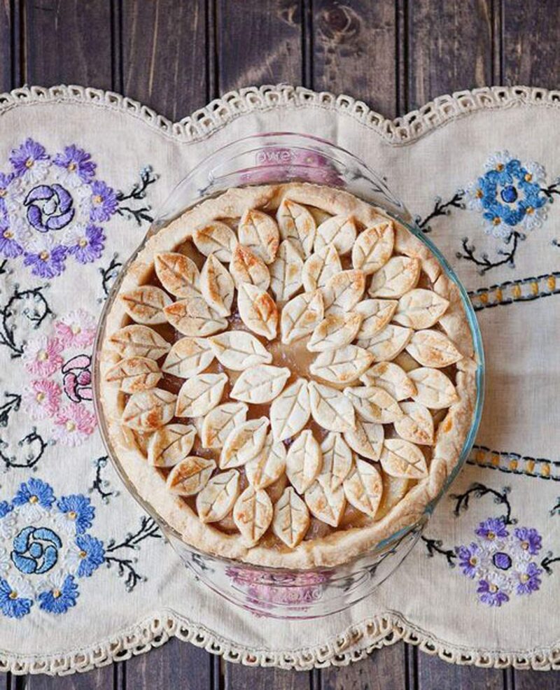 Leaf-Shaped Apple Pie | Celebrate Creativity