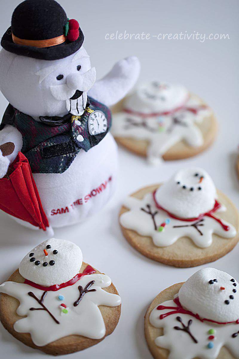Melted Snowman Cookies COUNTDOWN TO CHRISTMAS HOLIDAY SERIESDay 15 ...