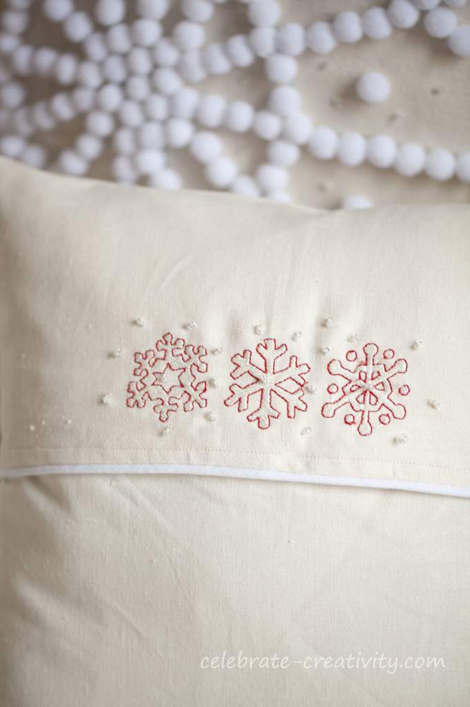 SNOWFLAKE PILLOW COUNTDOWN TO CHRISTMAS HOLIDAY SERIES Day 8 ...