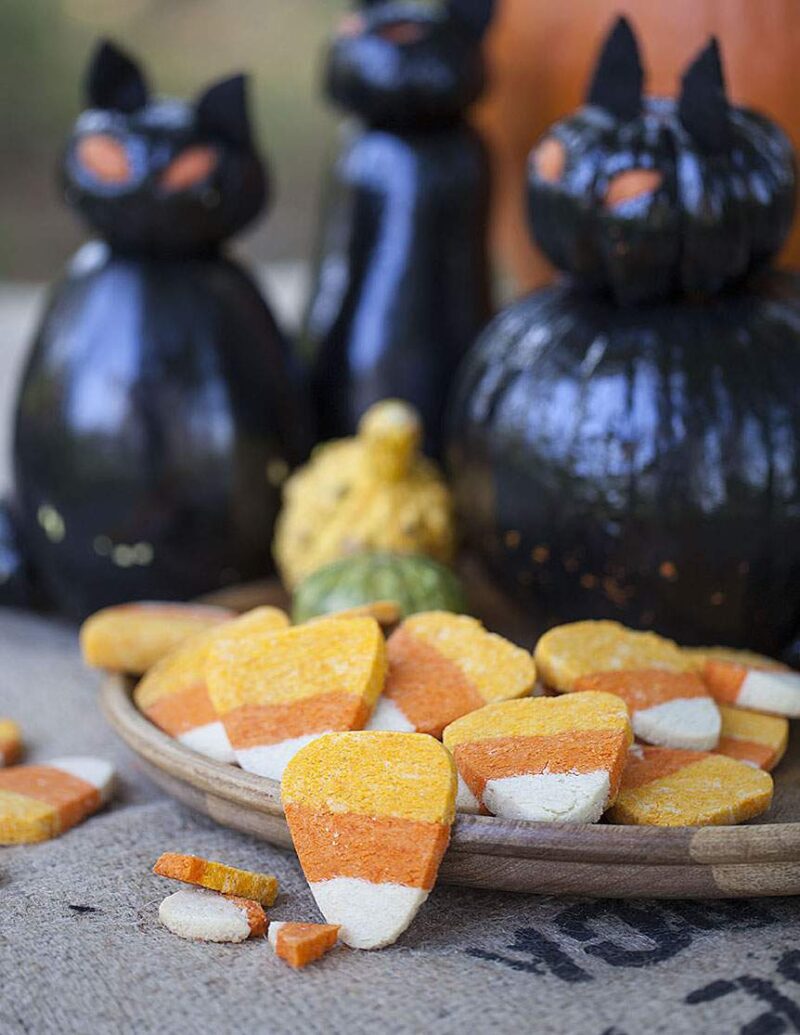 Candy Corn Sugar Cookies
