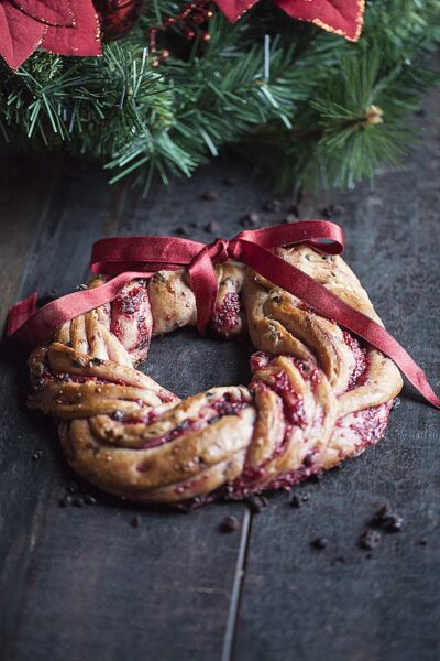 Raspberry Bread Wreath | Celebrate Creativity