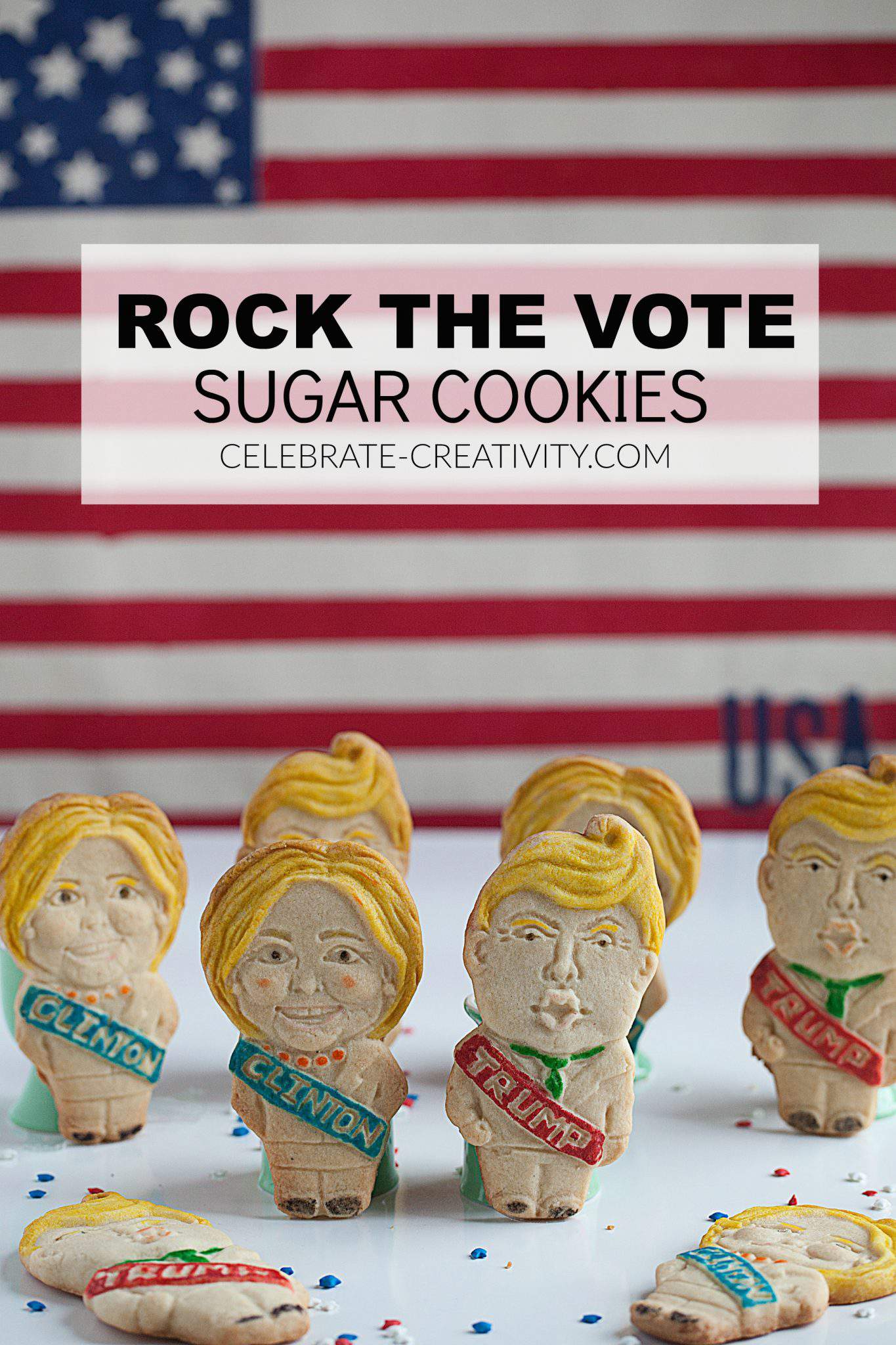 Rock the Vote Cookies | Celebrate Creativity