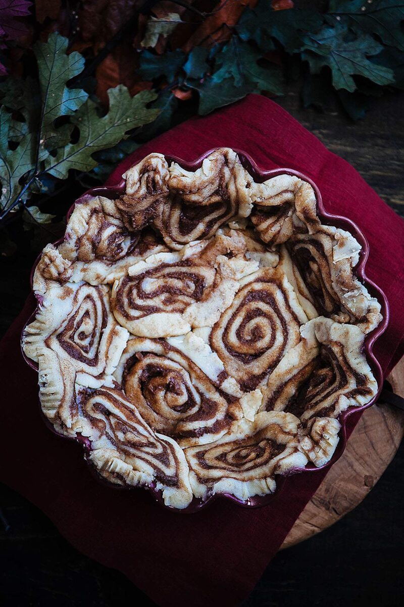Cinnamon Roll Pie Crust | Celebrate Creativity