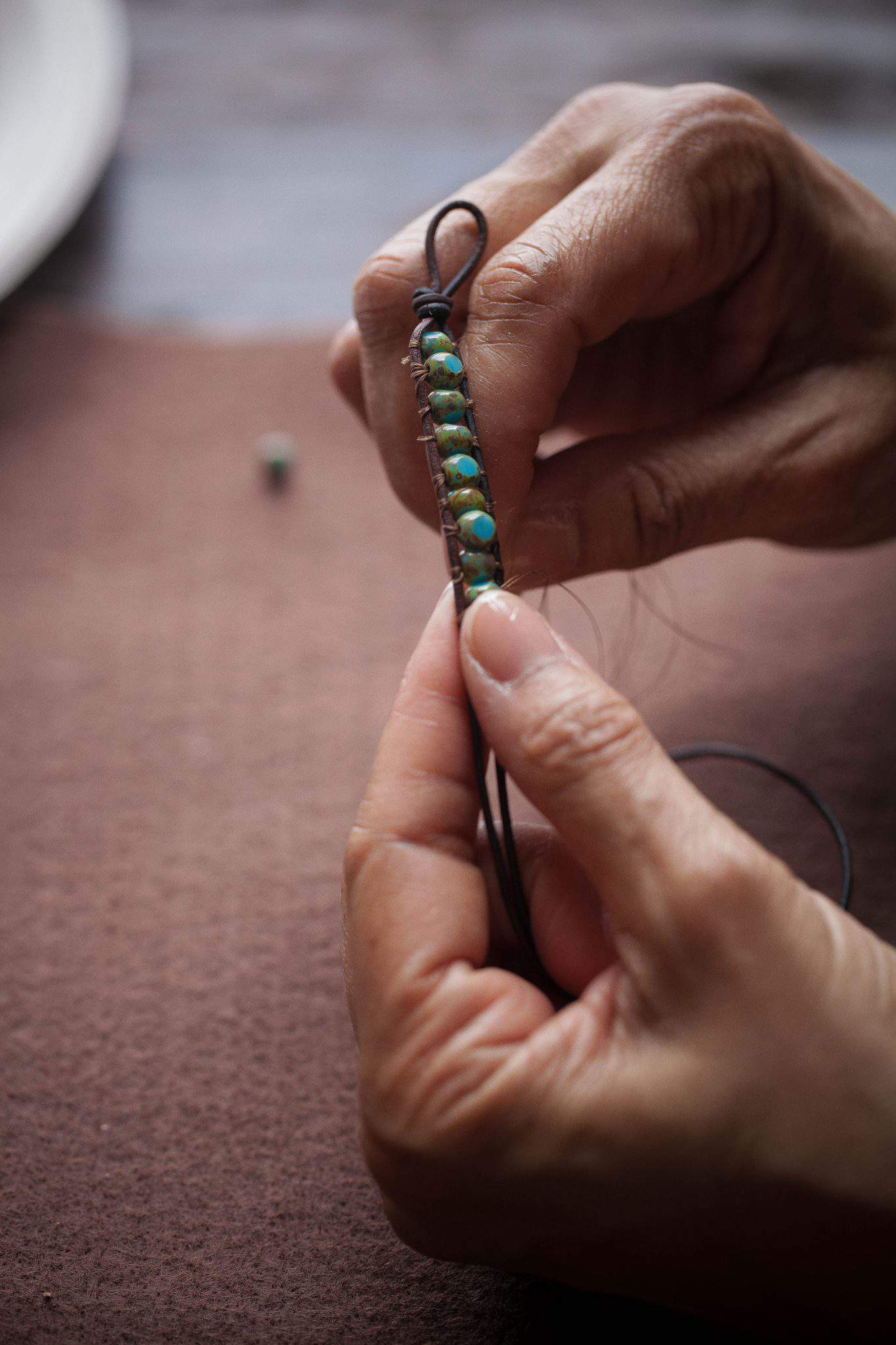 Make Your Own Beaded and Leather Bracelets | Celebrate Creativity