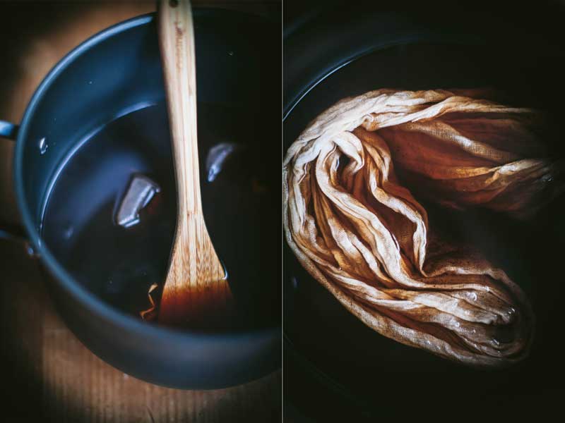 Hand Dyeing Fabric for Food Styling | Celebrate Creativity
