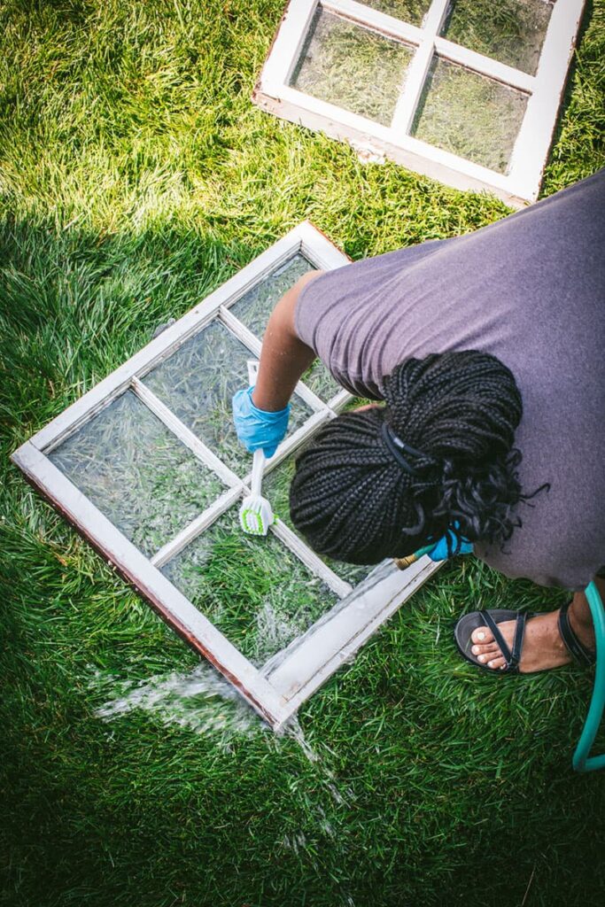 Using Vintage Windows for Food Styling | Celebrate Creativity