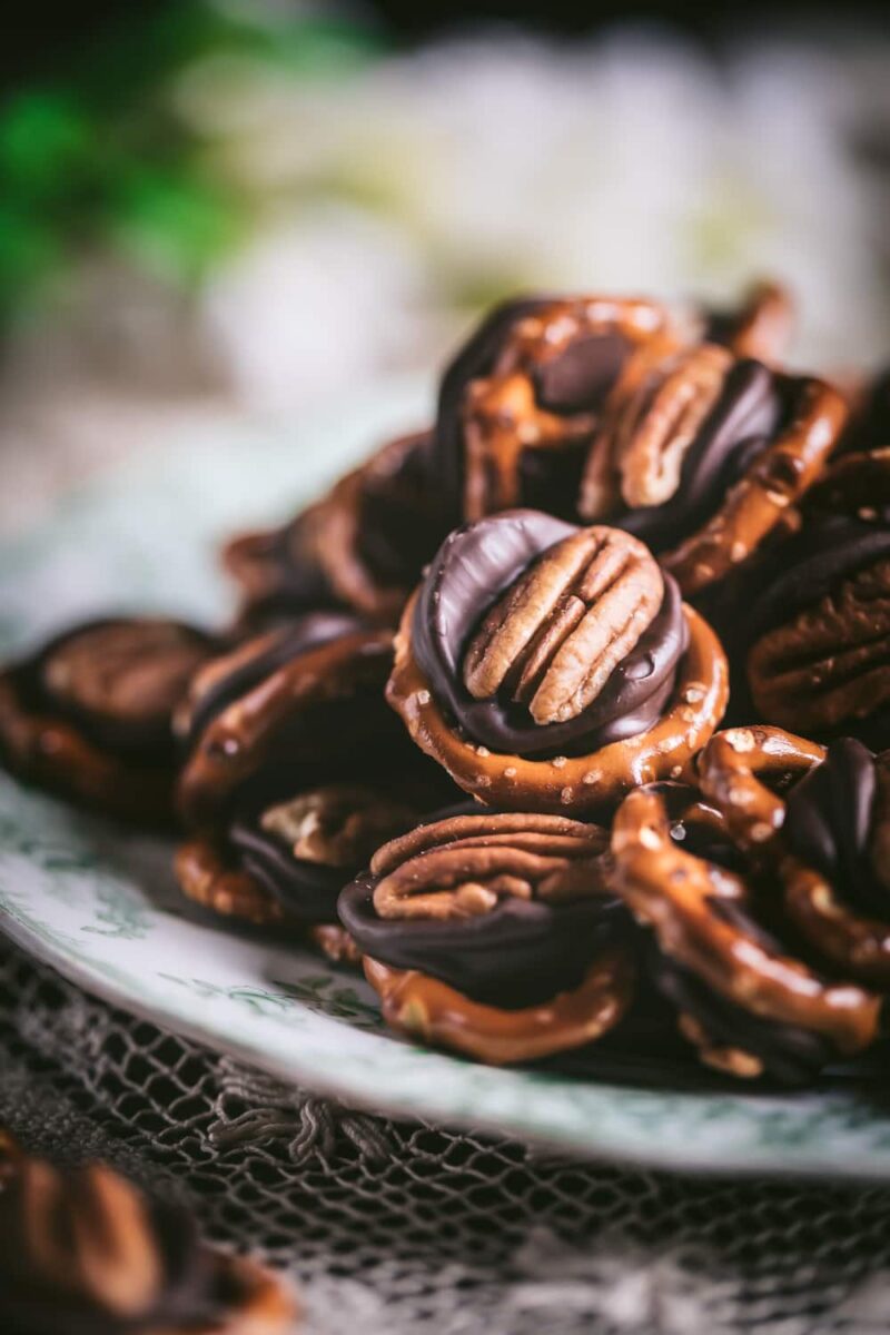 Chocolate & Pecan Pretzel Candies | Celebrate Creativity