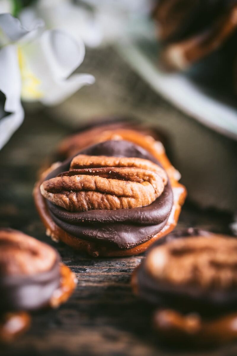 Chocolate & Pecan Pretzel Candies | Celebrate Creativity