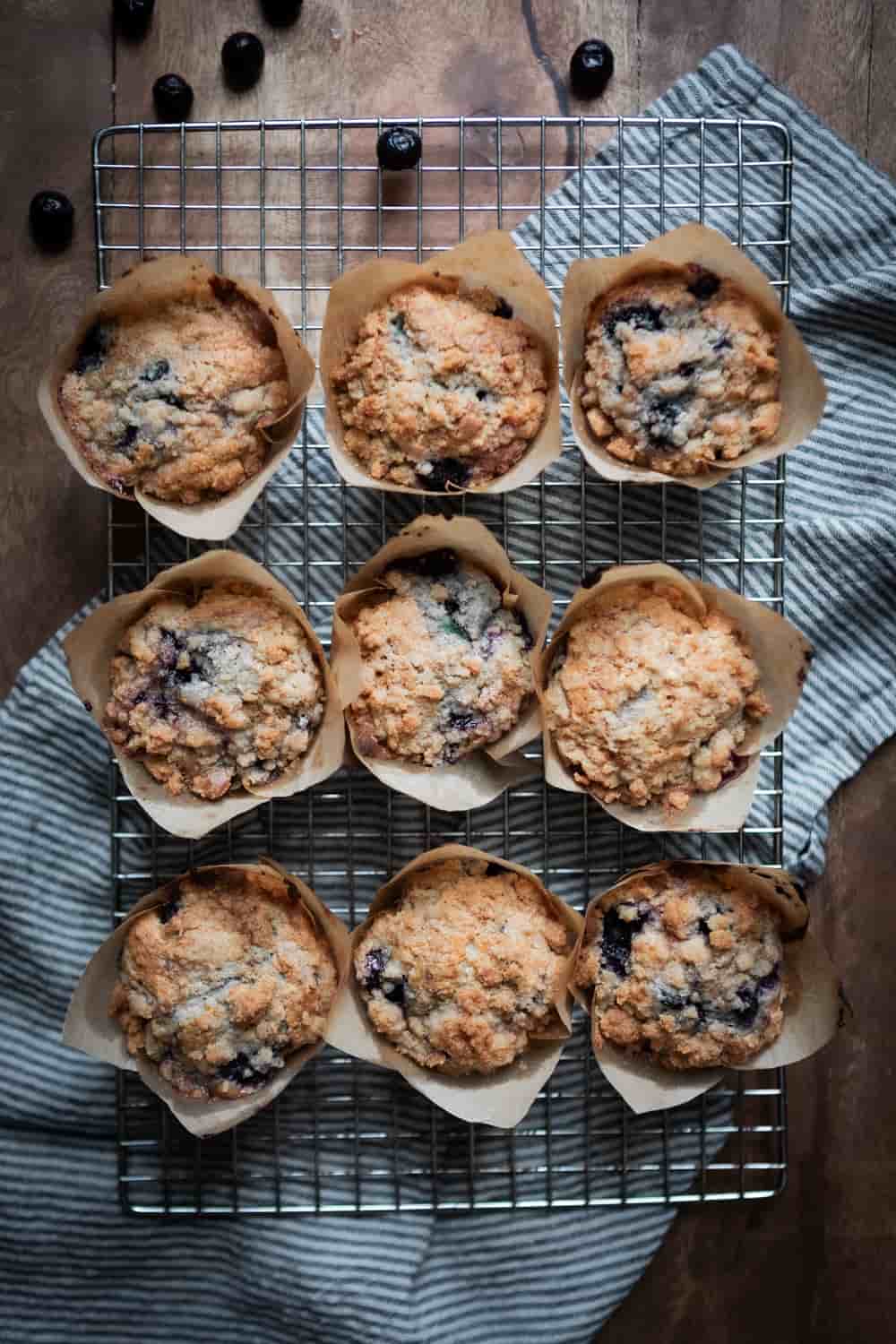 Crusty-Topped Blueberry Muffins | Celebrate Creativity