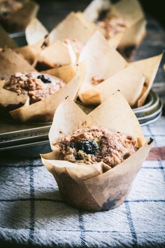 Crusty-Topped Blueberry Muffins | Celebrate Creativity